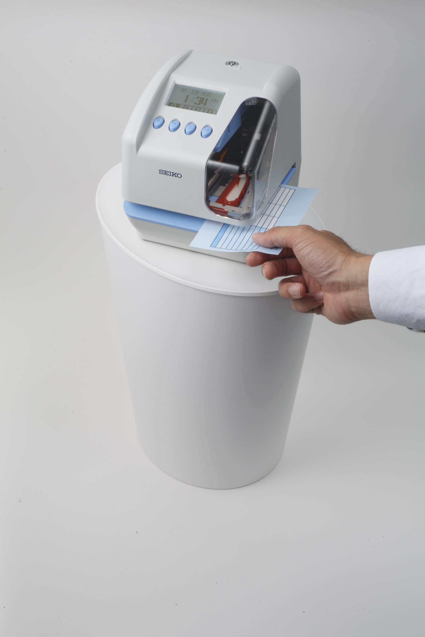 Seiko TP50 – Time, Date and Message Stamp – QuickClocks.com